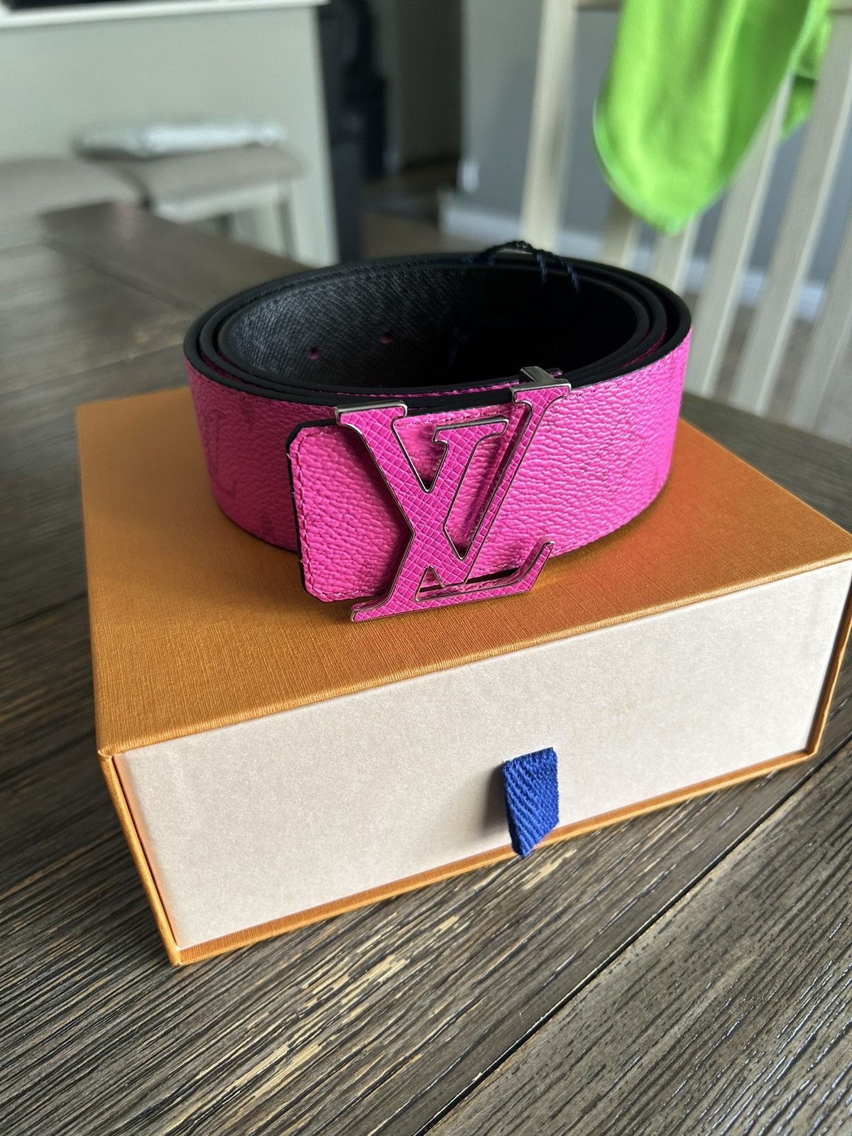 Louis Vuitton × Virgil Abloh Louis Vuitton Fuchsia Pink Monogram 40MM ...