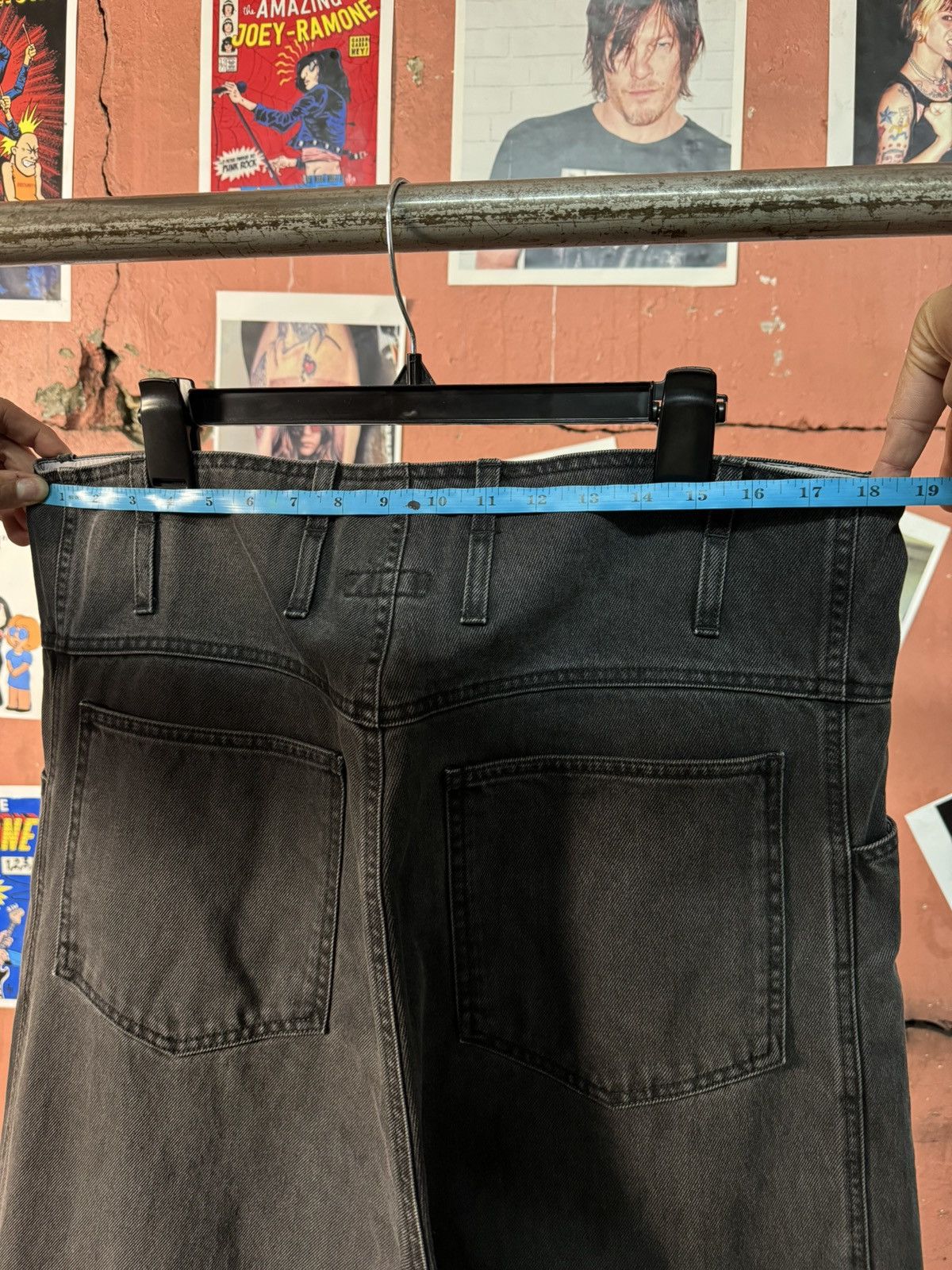 Raf Simons Raf Simons Redux Waves AW04 Oversized Denim Waves | Grailed