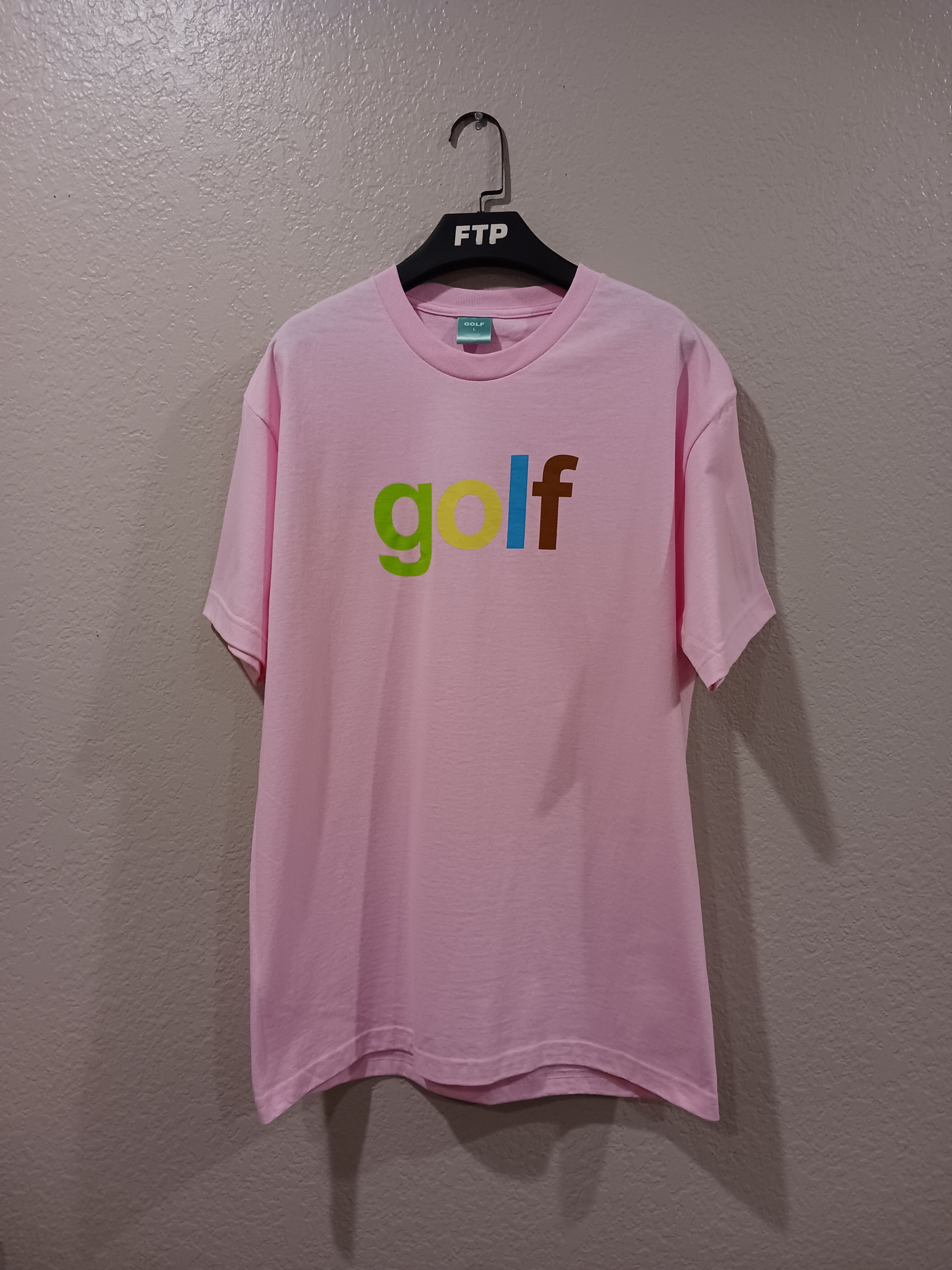 Golf Wang Golf Wang Multicolor Spell Out Logo Tyler The Creator Tee ...