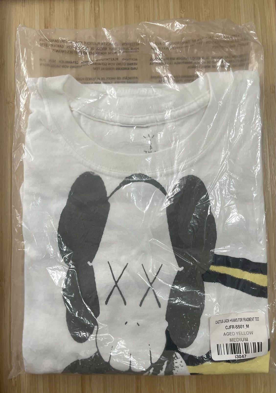 Kaws × Travis Scott Kaws Travis Scott Fragment T-Shirt Size Medium ...