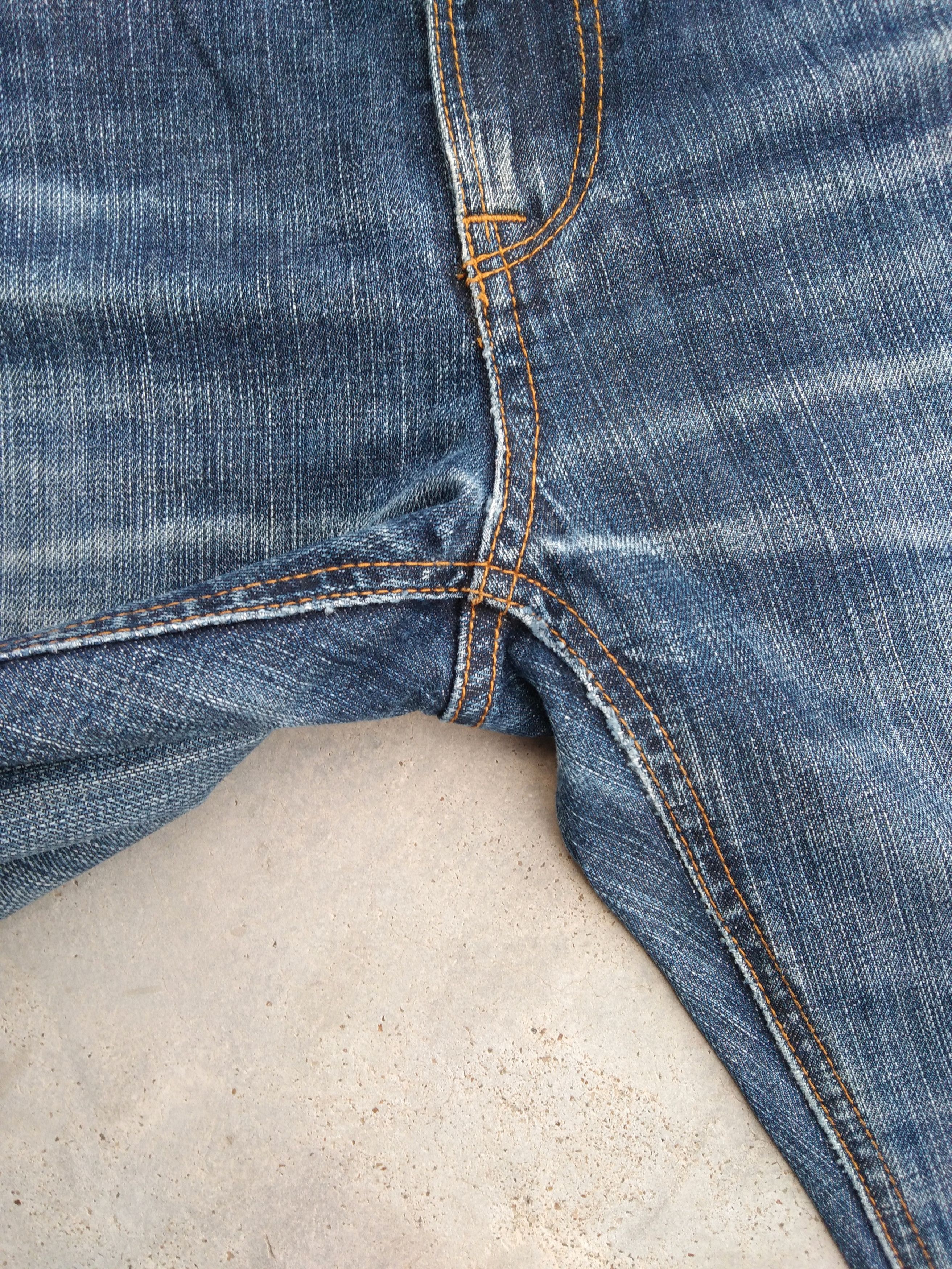 Japanese Brand Vintage Beams Heart Faded Blue Distressed Jeans 30x28 ...