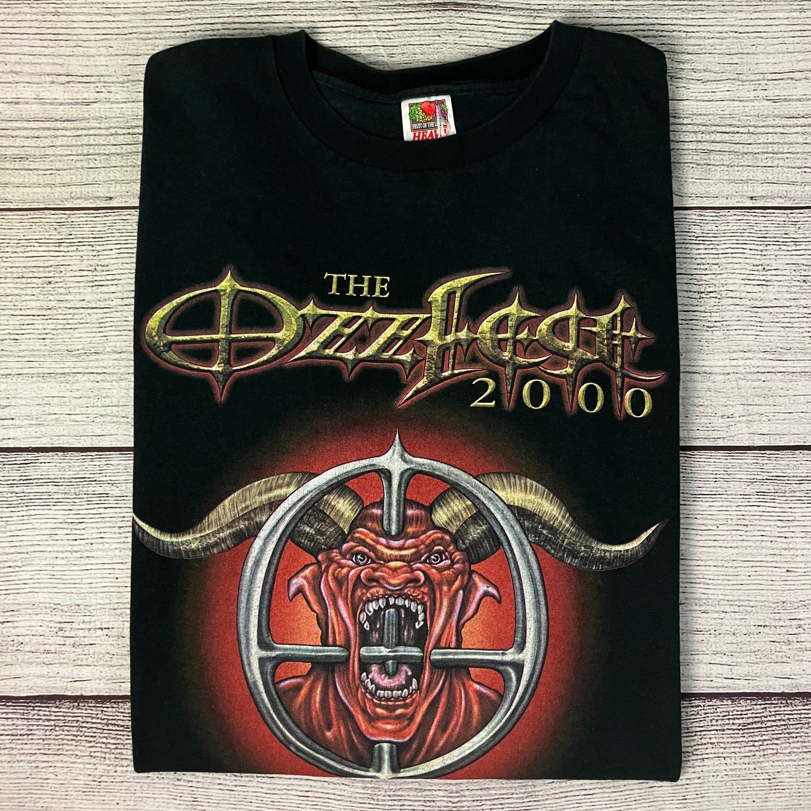 Fruit Of The Loom × Vintage Vintage 2000 Ozzy Osbourne "Ozzfest" Tour T ...
