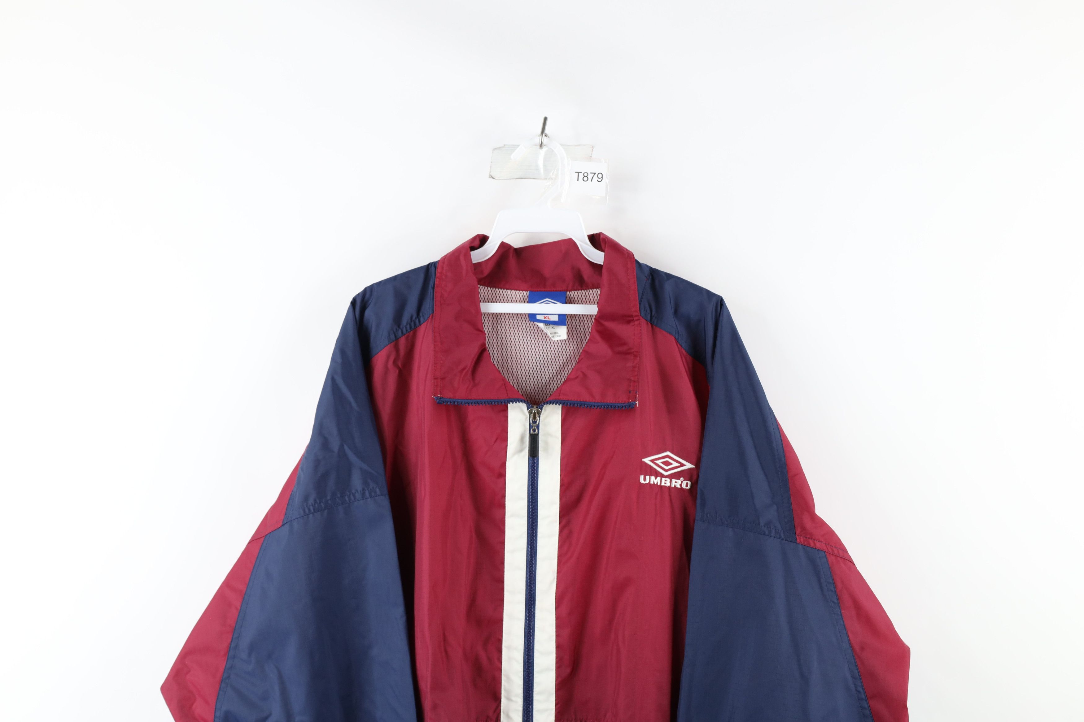 Vintage Vintage 90s Umbro Block Soccer Windbreaker Jacket Nylon | Grailed