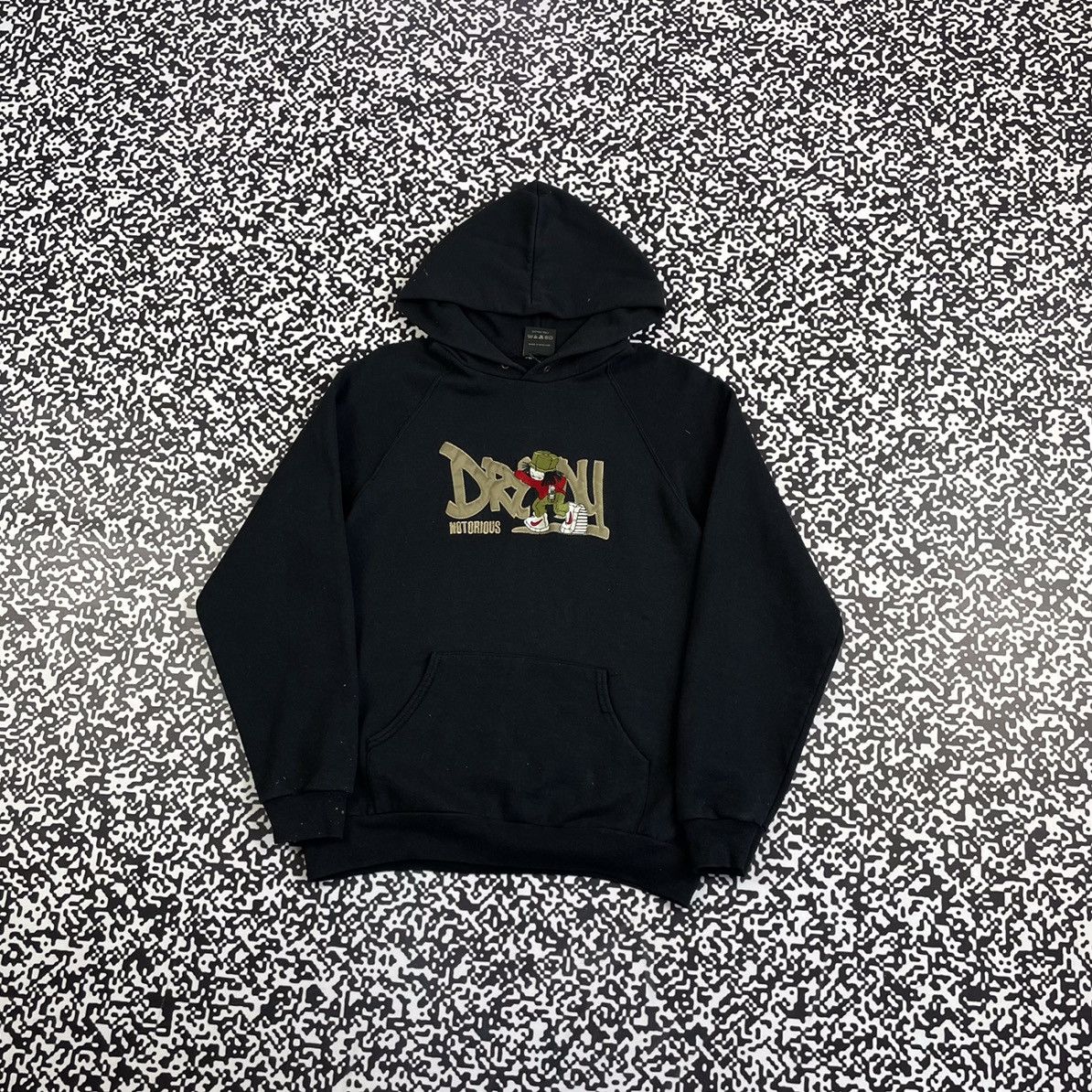 Hook-Ups × Vintage Vintage 90s DREADY Notorious Weed Rasta Rap Hoodie ...