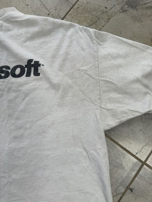 Vintage Microsoft Tshirt | Grailed
