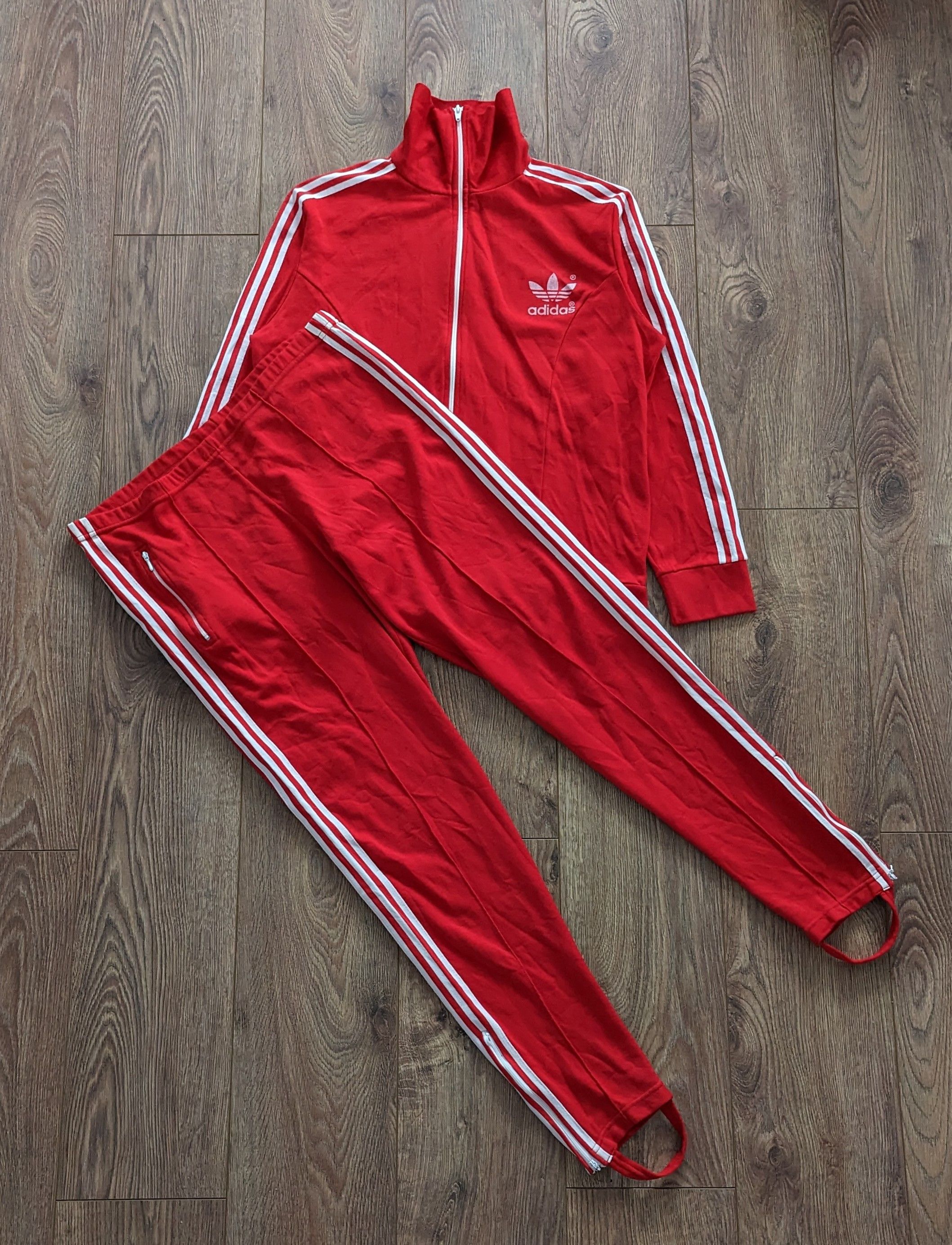 Adidas × Vintage Vintage Adidas Tracksuit Made In Hong Kong Size ML ...