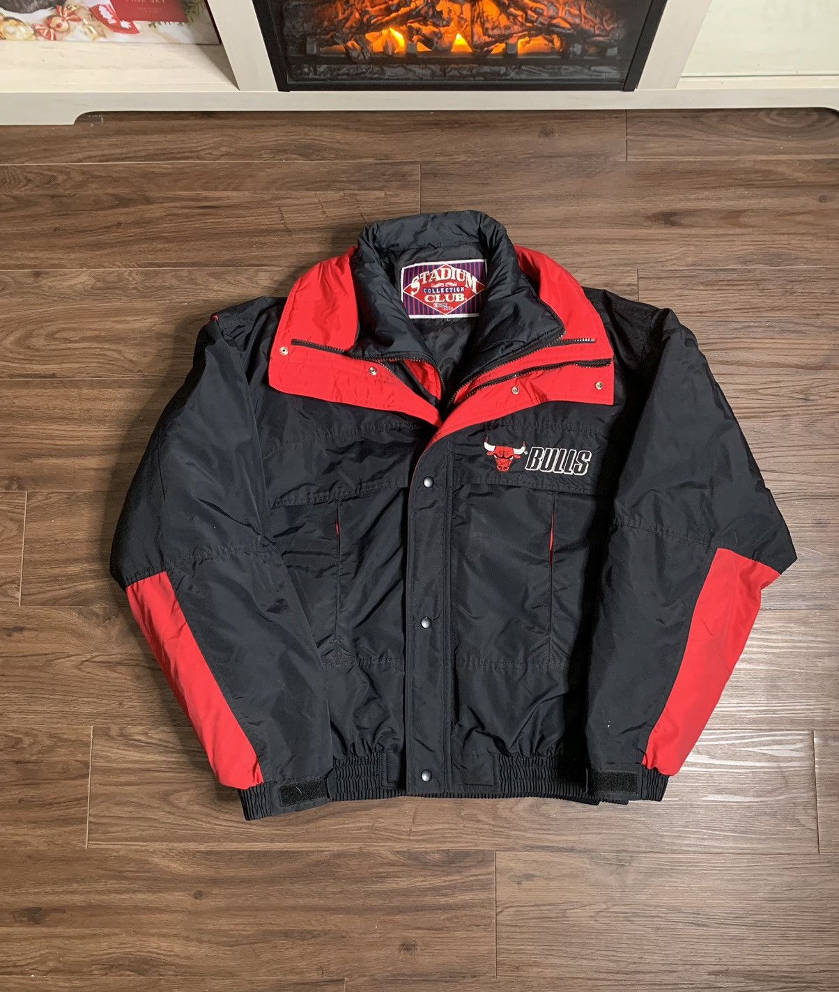 Vintage 90’s Bulls Puffer X Chalk Line 2 Piece🔥🔥 | Grailed