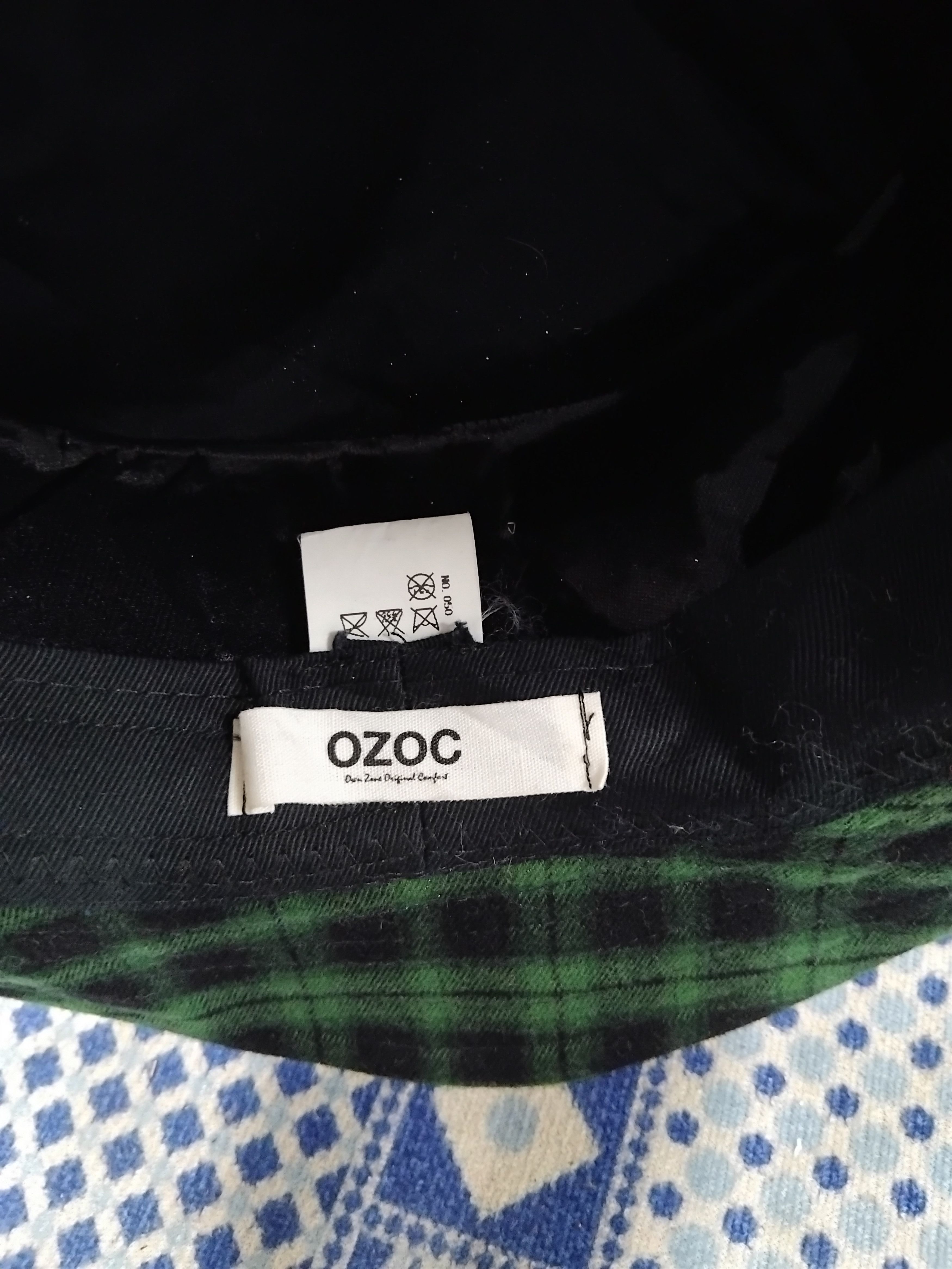 💥OZOC Japanese brand checkered green hat