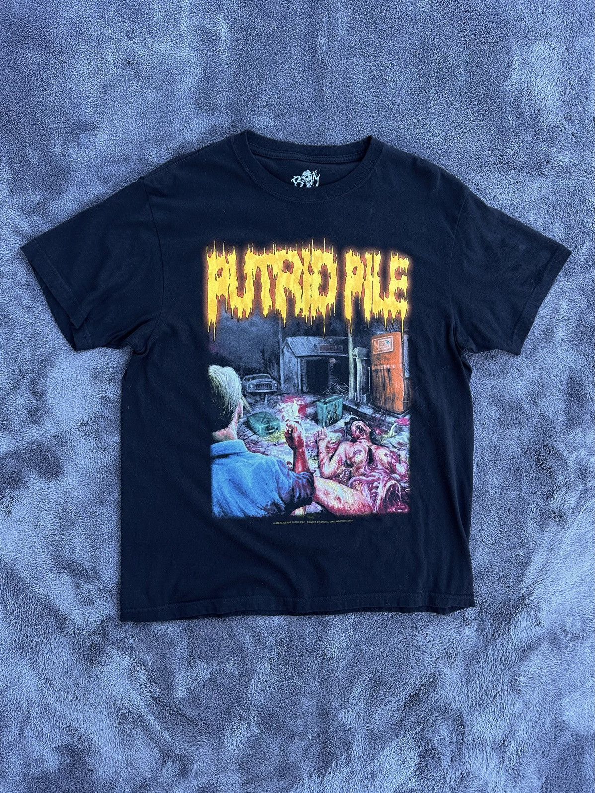 Affliction × Band Tees × Vintage Putrid Pile Drenched In Gasoline ...