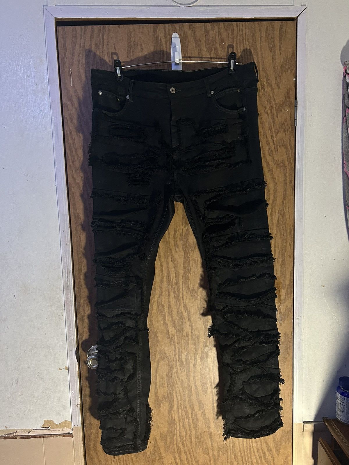 Japanese Brand × Streetwear × Vintage Custom ripped denim | Grailed