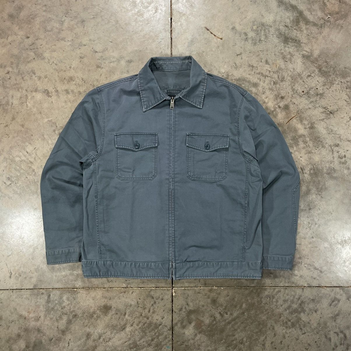 Gap × Vintage Vintage Gap Work Jacket 90s Collared Zip Up Cotton Mechanic | Grailed
