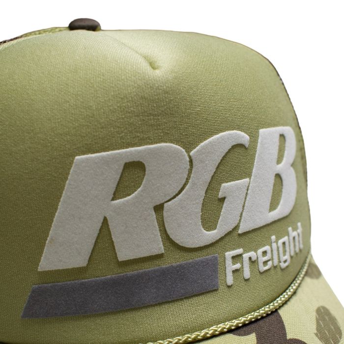 Future RGB Freight Trucker Hat (Green/Camo/Tan) | Grailed