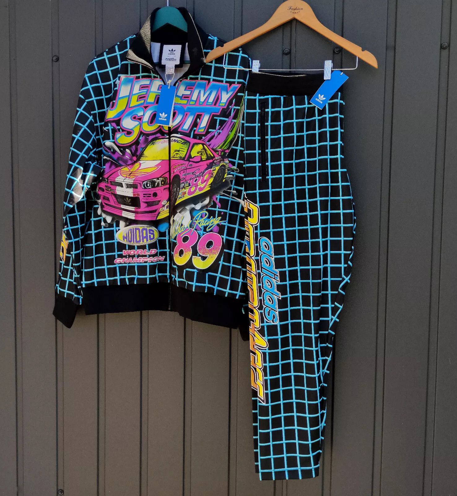 Adidas × Jeremy Scott SET Adidas x Jeremy Scott Rally Track Jacket ...