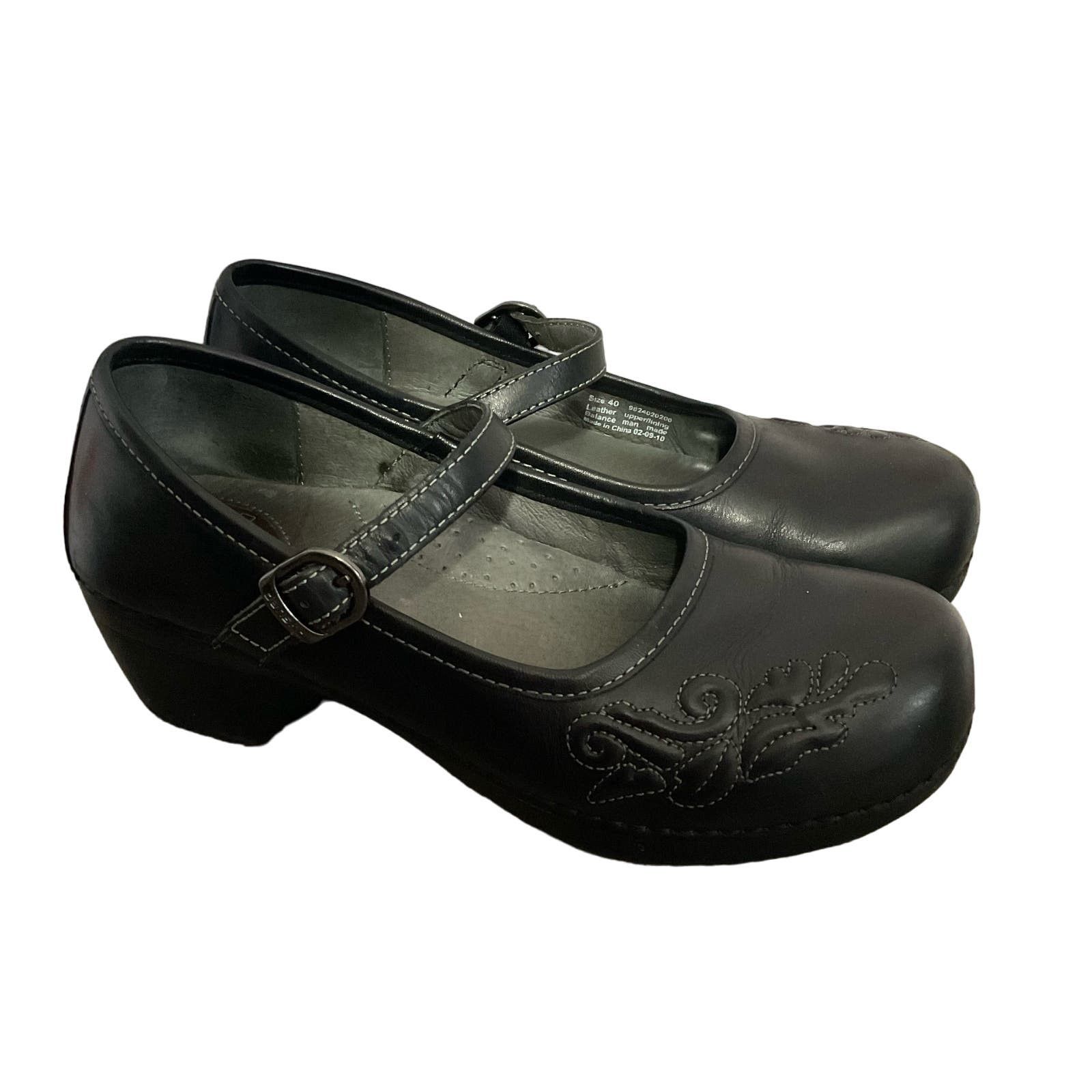 Dansko DANSKO Mary Jane Size 40/9.5 Black Leather | Grailed