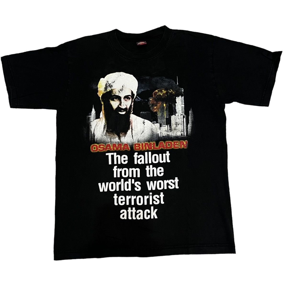 Streetwear Osama Bin Laden Black Tuesday Tshirt | Grailed