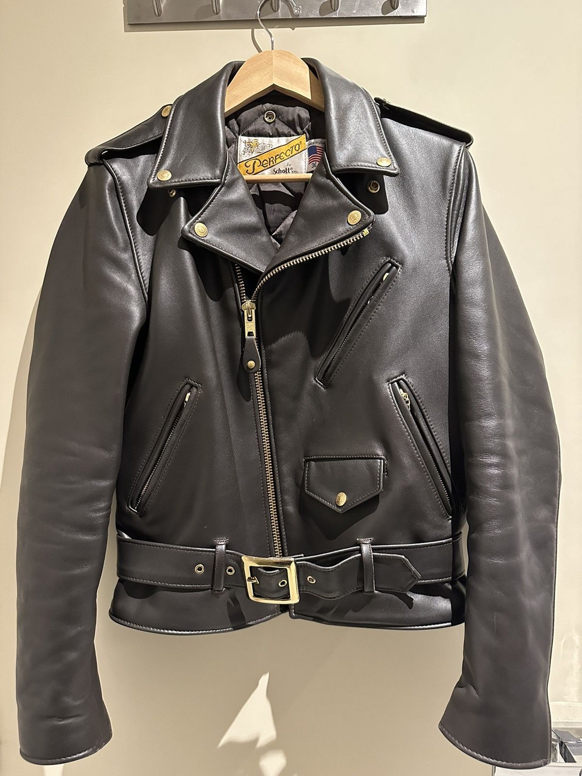 Schott Schott Perfecto 618 Brown 36 | Grailed