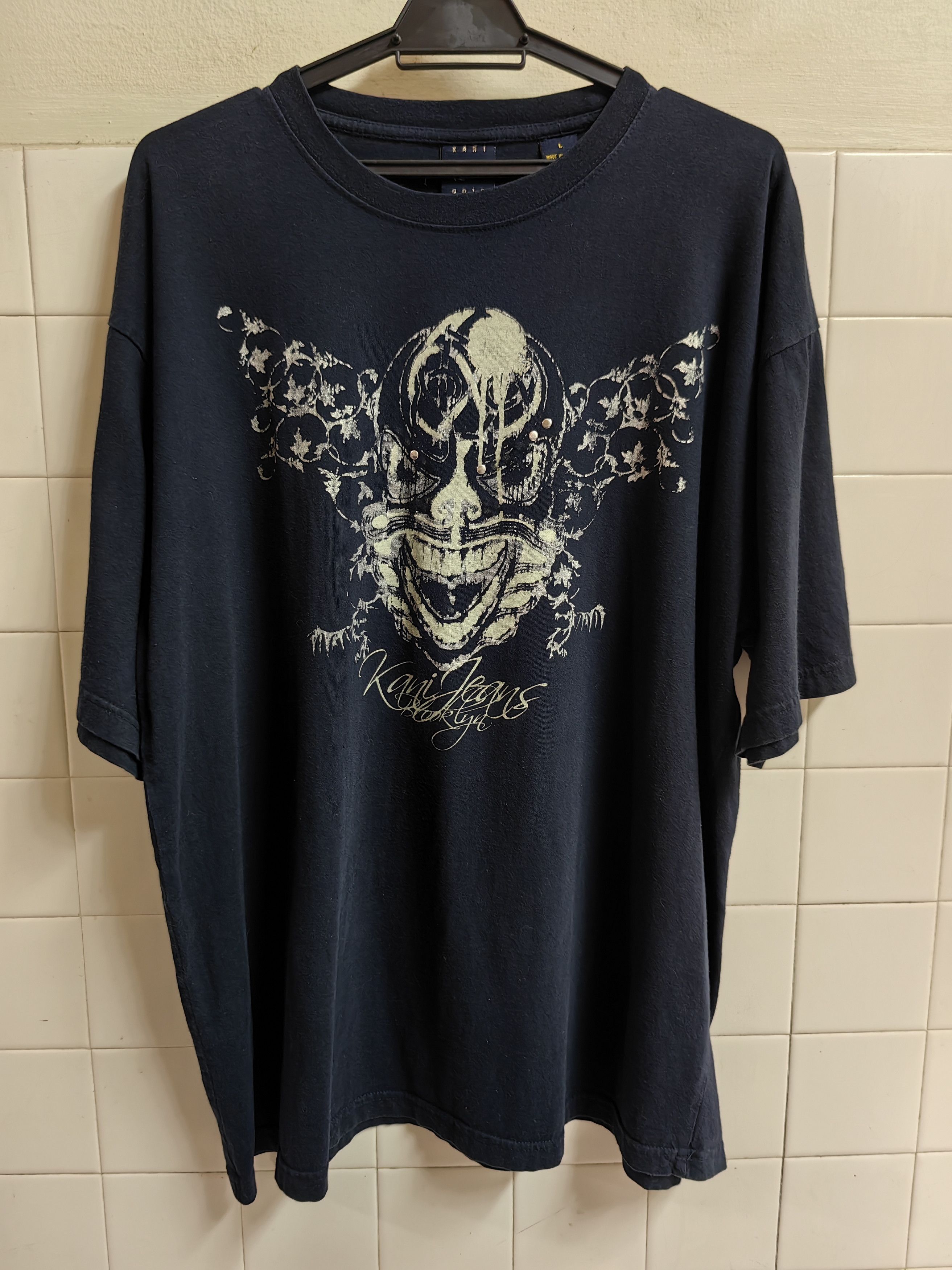 Karl Kani Kani Gold Skull Graphic | Grailed