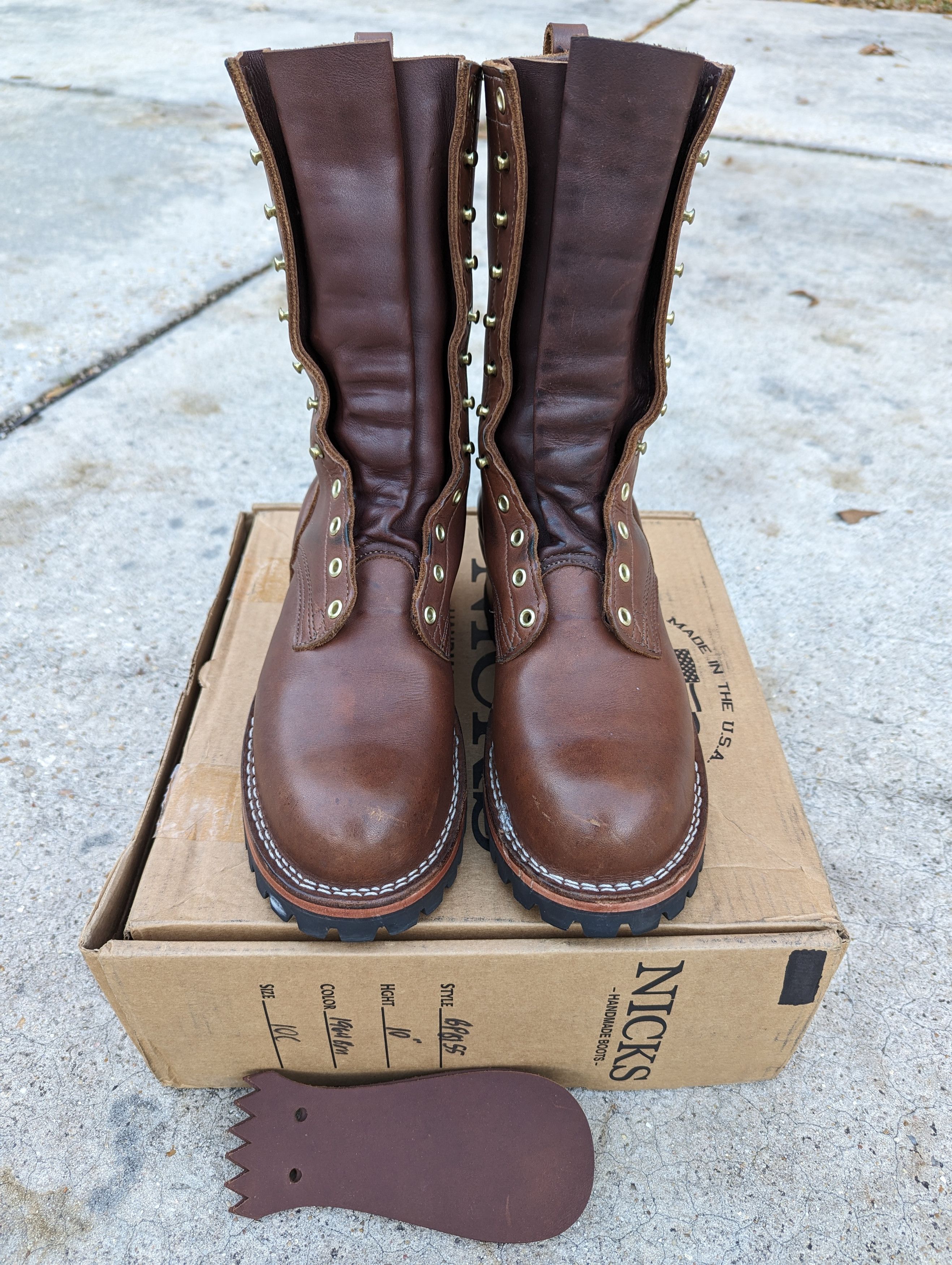 Nicks Boots Nicks BuilderPro Steel Toe 1964 Brown | Grailed