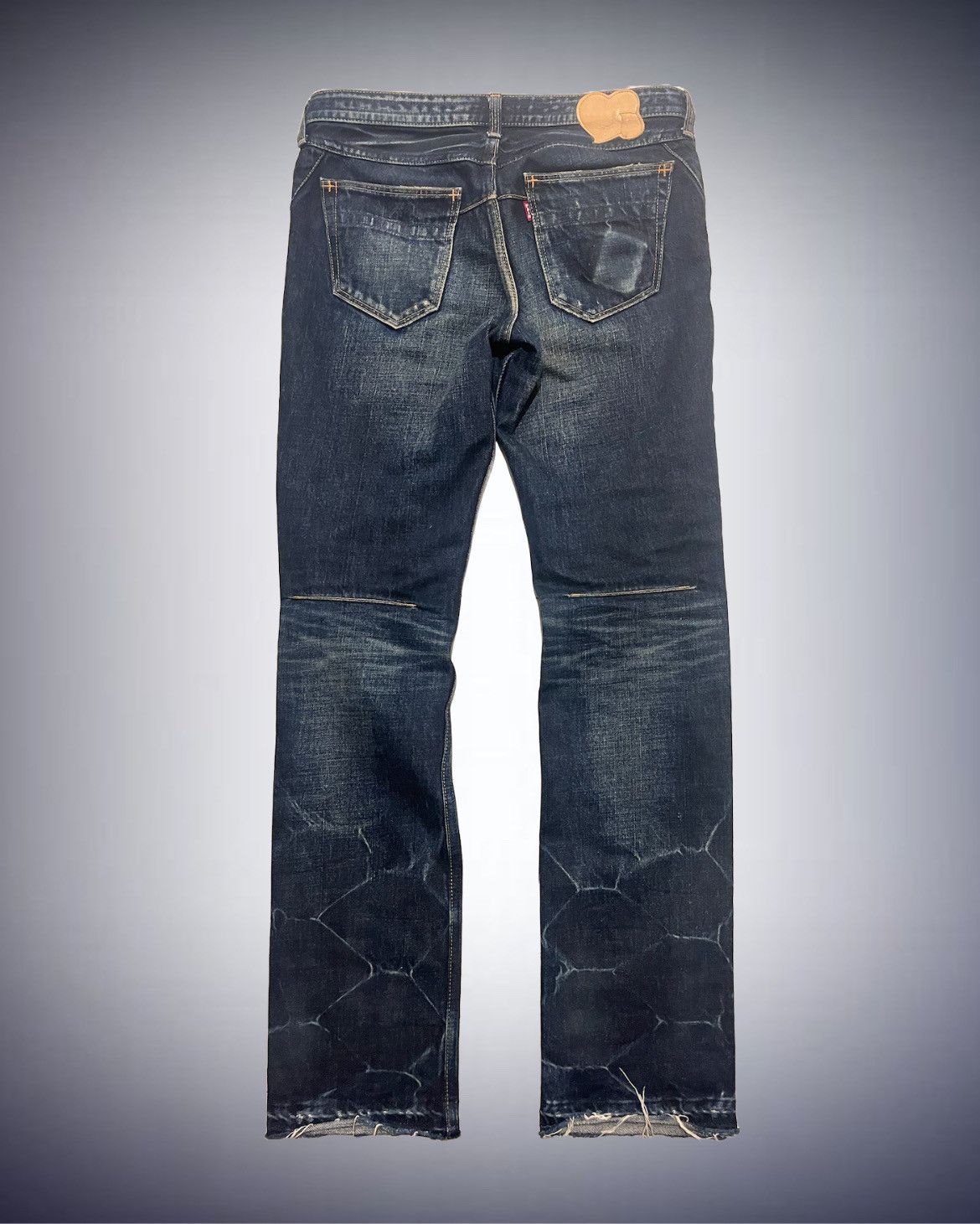 Number (N)ine Number nine ss 08 honeycomb pain denim | Grailed