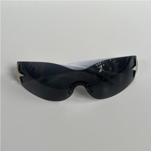 Designer Y2k 2000s Vintage Style White Frameless Star Sunglasses Grailed