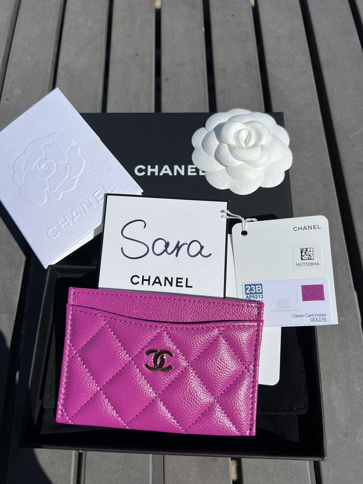 Chanel Chanel 23B Cardholder GHW | Grailed