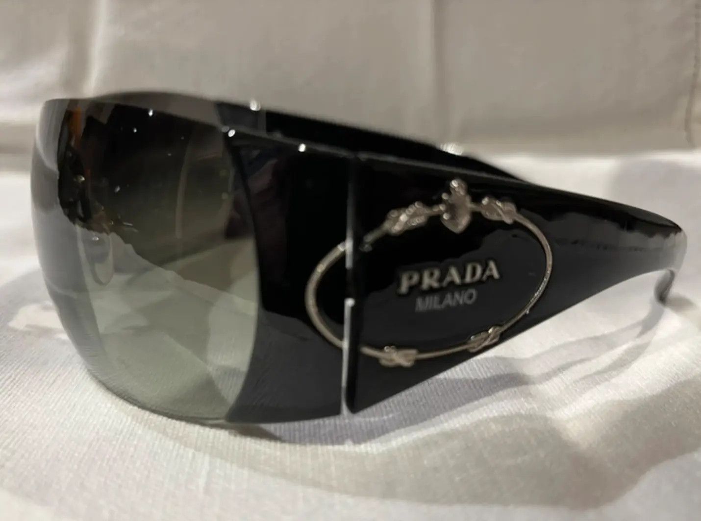Prada PRADA Sunglasses Wrap Shield Mask Symbole Sport Red Tab | Grailed
