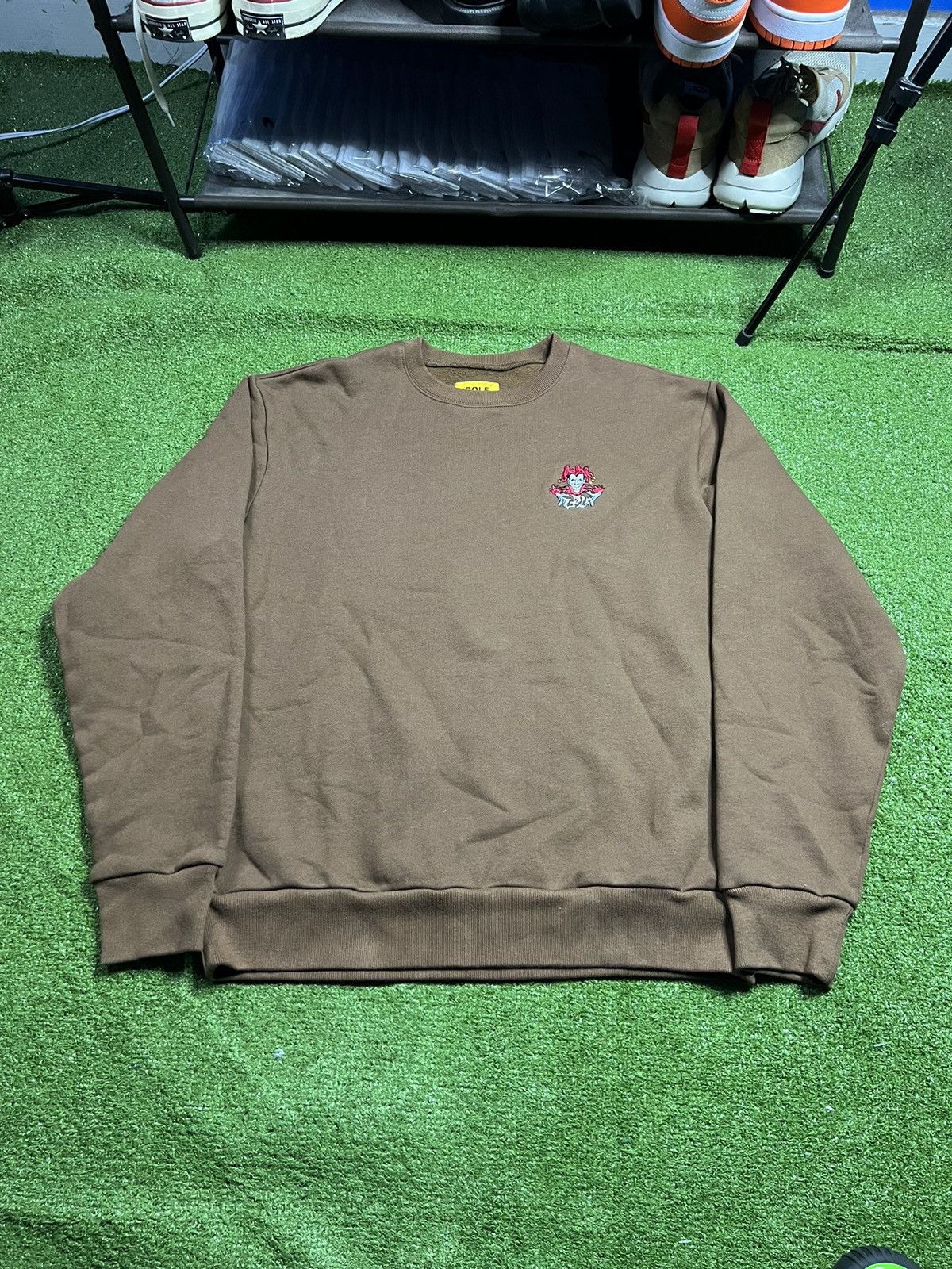 Golf Wang × Streetwear × Tyler The Creator golf wang jester brown small ...