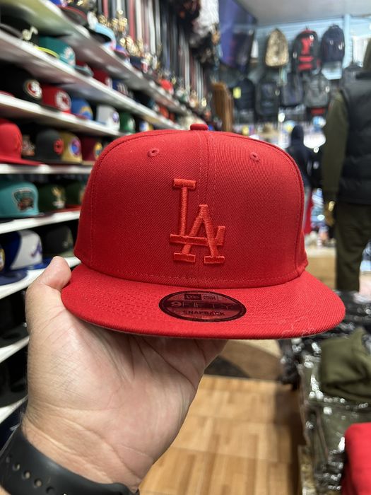 New Era Los Angeles Dodgers Triple Red New Era MLB 9Fifty SnapBack ...