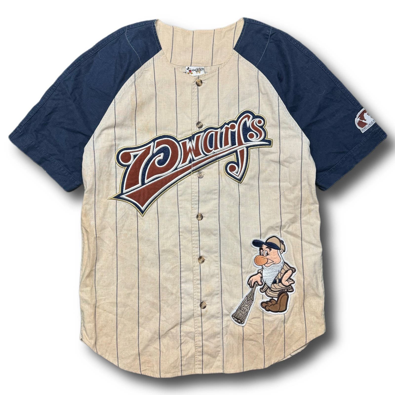 Disney Disney x MLB Vintage Y2K 7 Dwarfs Grumpy Baseball Jersey | Grailed