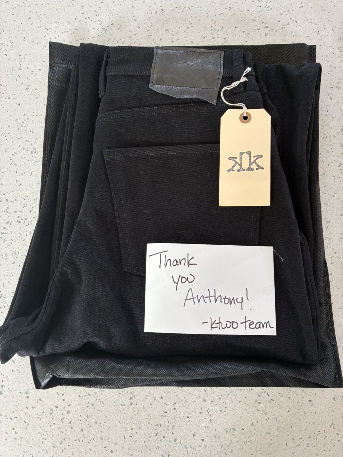 K-Two Studios Ktwo 20z Black Selvedge denim | Grailed