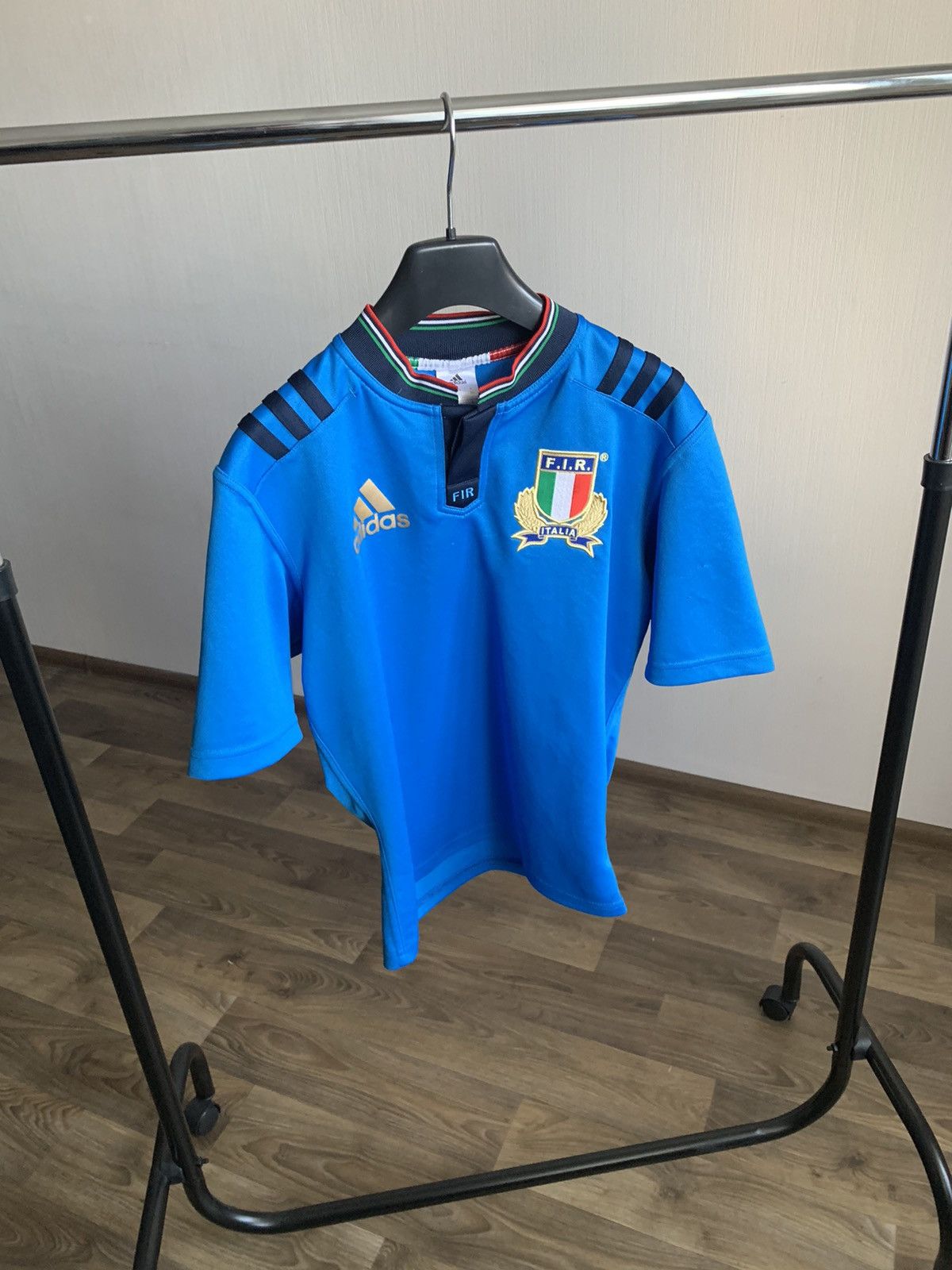 Adidas × Soccer Jersey × Vintage Adidas Italia F.I.R Soccer Jersey ...