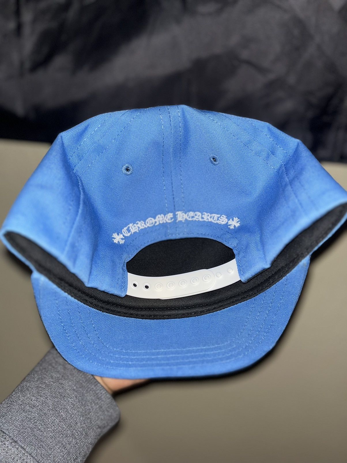 Chrome Hearts Chrome Harts light Blue CH hat | Grailed
