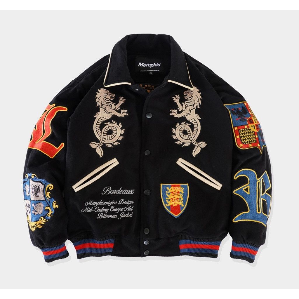 Varsity × Varsity Jacket VARSITY JACKET - BORDEAUX | Grailed