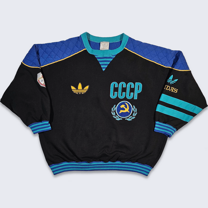 Adidas CCCP Soviet Union Vintage Adidas USSR Hockey Sweatshirt | Grailed