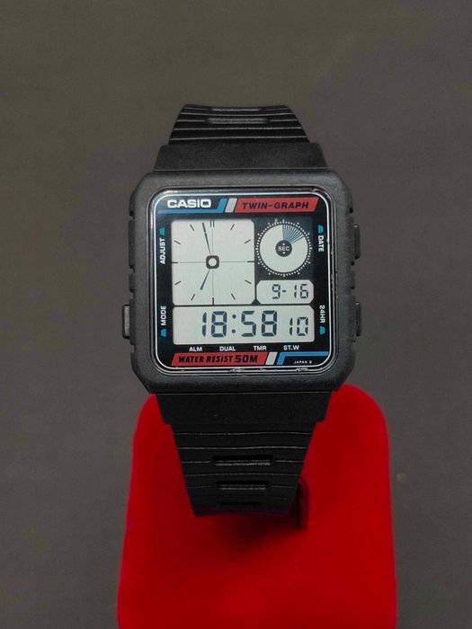 Vintage Rare Vintage Casio AE-20W Twin Graph Digital Gents Watch | Grailed