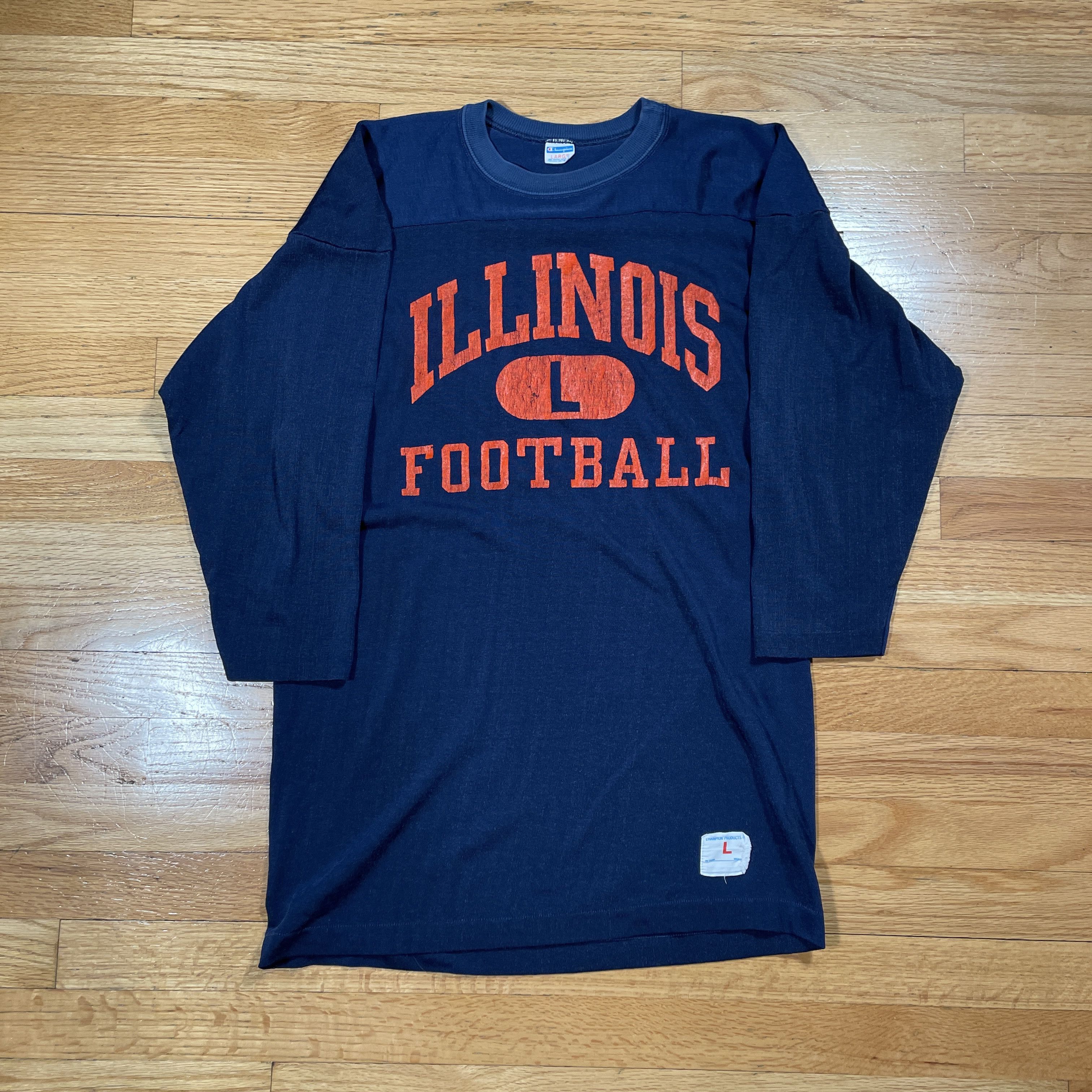 Ncaa Vintage 70s Champion University of Illinois Football Jersey | Grailed