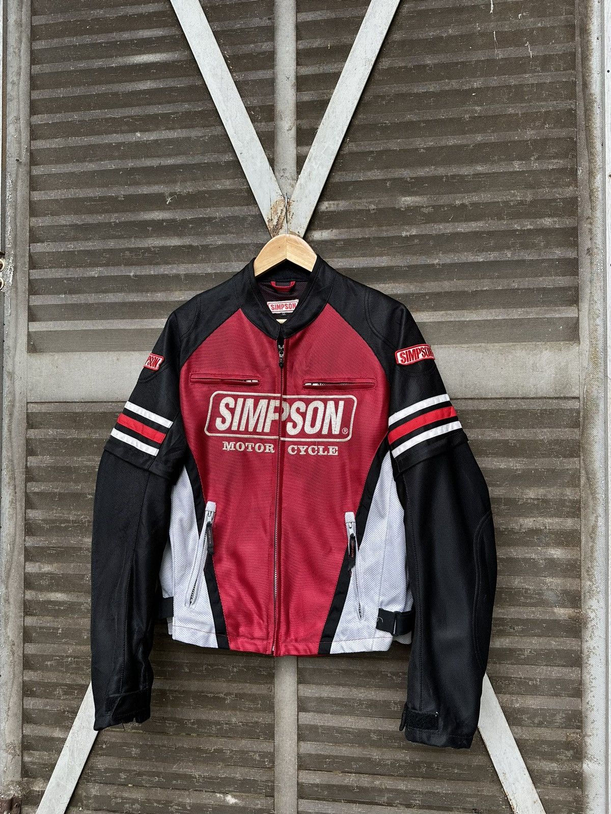 Japanese Brand × The Simpsons 👹Vintage Simpson Motorcycle Racing Bomber ...