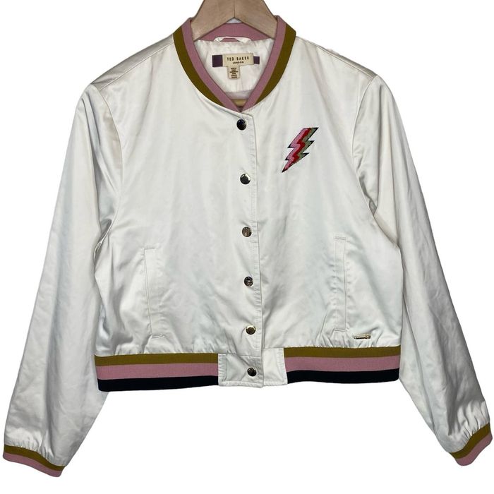 Ted Baker Ted Baker Annahh Bomber Jacket Color By Numbers Lightning ...