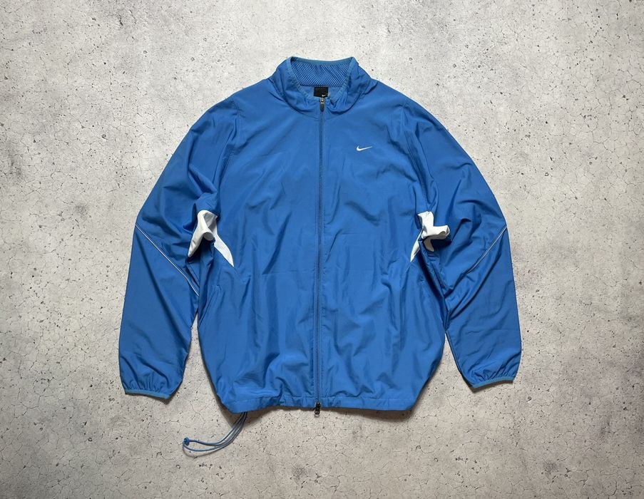 Nike Vintage Nylon Light Blue Nike Swoosh Windbreaker Jacket | Grailed