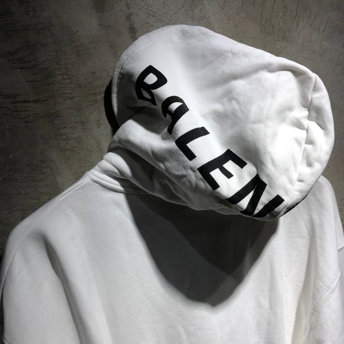 Balenciaga Balenciaga Hood Logo hoodie | Grailed Balenciaga Balenciaga Hood Logo hoodie | Grailed