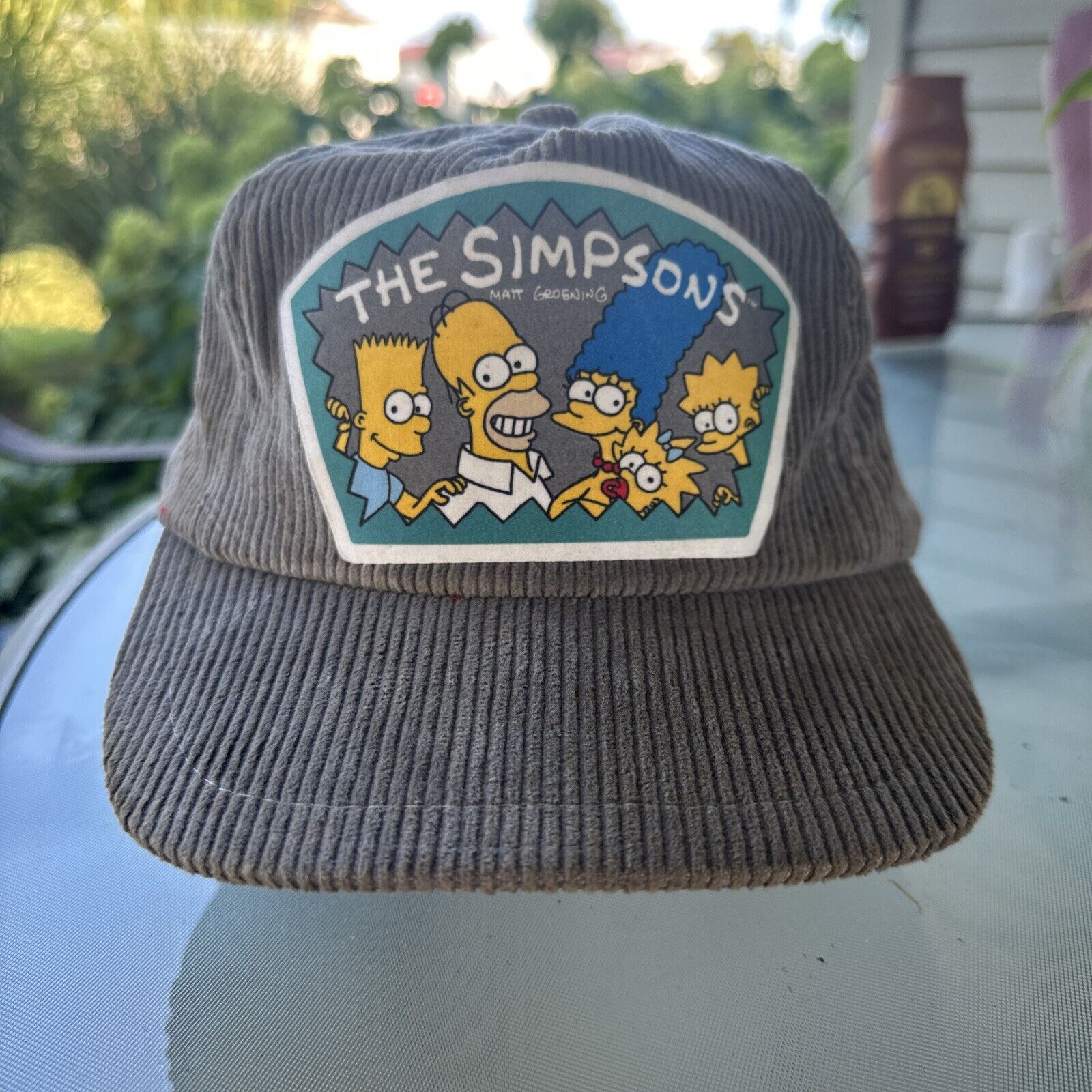Universal Works Vintage 1990 The Simpsons Corduroy Snapback Hat Cap ...