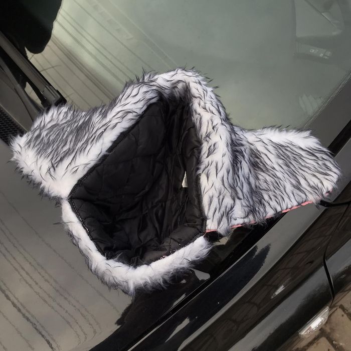 Japanese Brand Vintage Y2K Pink Ushanka Hat Mohair Cap | Grailed