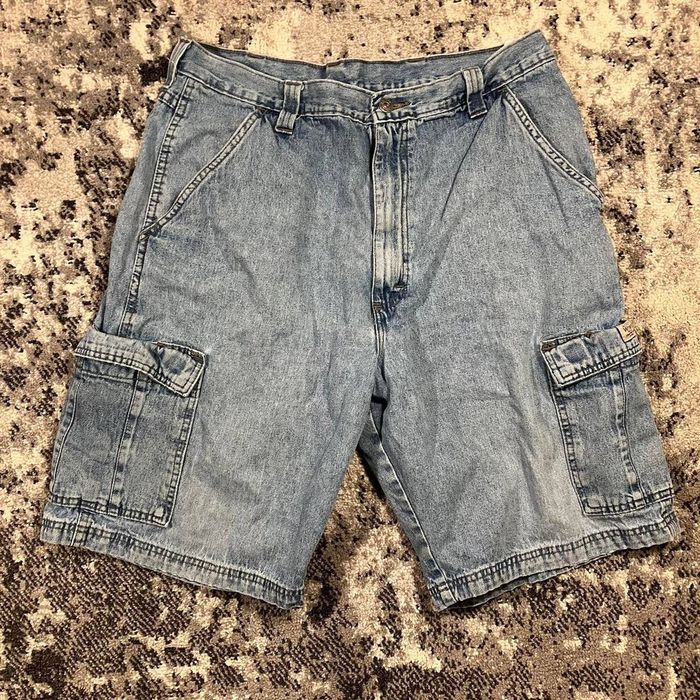 Wrangler Wrangler Light Wash Denim Carpenter Jorts | Grailed