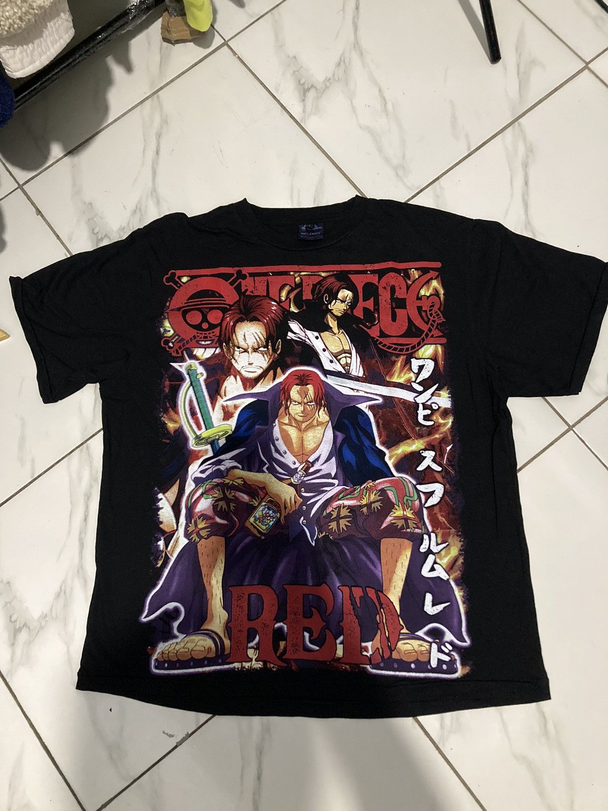 Japanese Brand × One Piece × Vintage Bootleg One Piece Film Red | Grailed