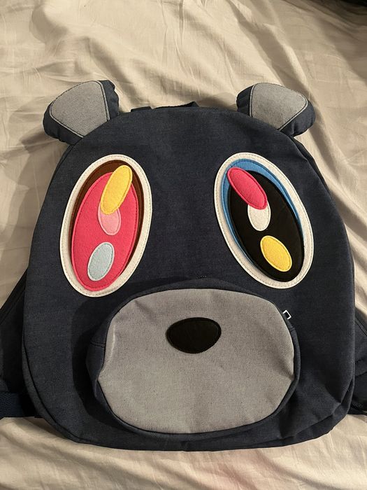 Kanye West Kanye West Graduation Bear Promo backpack denim y2k Vintage ...