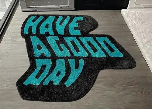 Custom Handmade Irregular Tufting Letters Rugs | Grailed