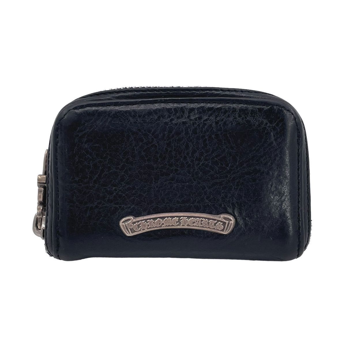 Chrome Hearts Chrome Hearts Dagger Zip Wallet Coin Case Silver | Grailed