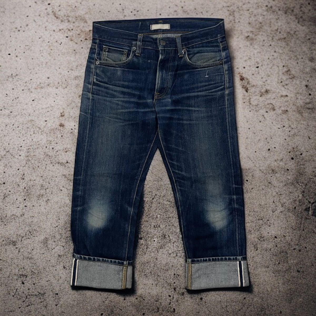 Japanese Brand × Uniqlo × Vintage Fit Slim Selvedge Denim Jeans Uniqlo ...