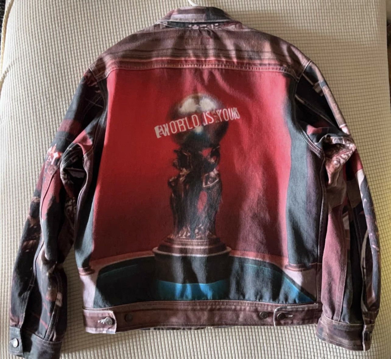 Supreme Supreme scarface the world is yours denim trucker Jacket | Grailed