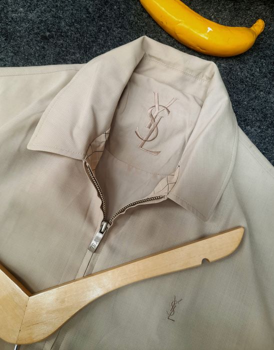 Vintage 💥big logo💥 yves Saint laurent jacket x ysl jacket | Grailed